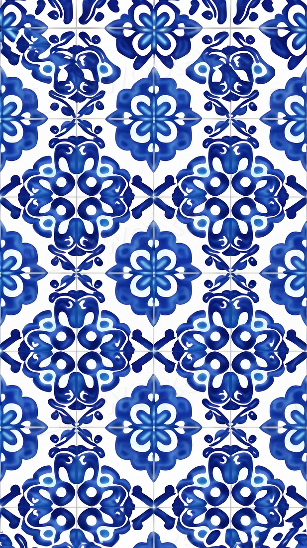 Tile pattern flower backgrounds white | Premium Photo Illustration ...
