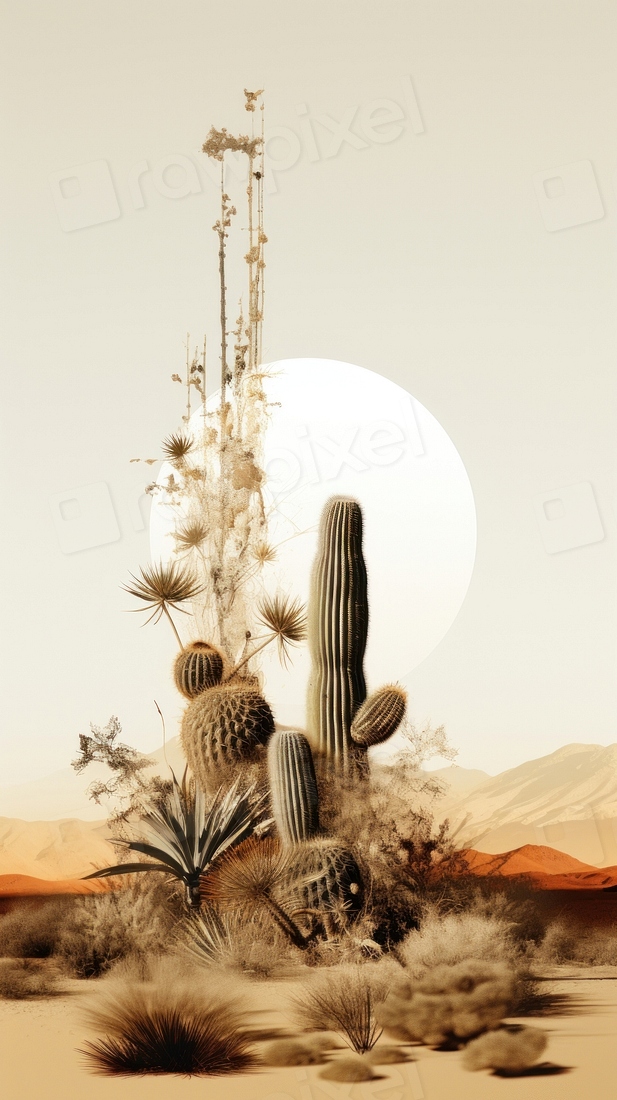 Desert cactus landscape outdoors nature. | Premium Photo - rawpixel
