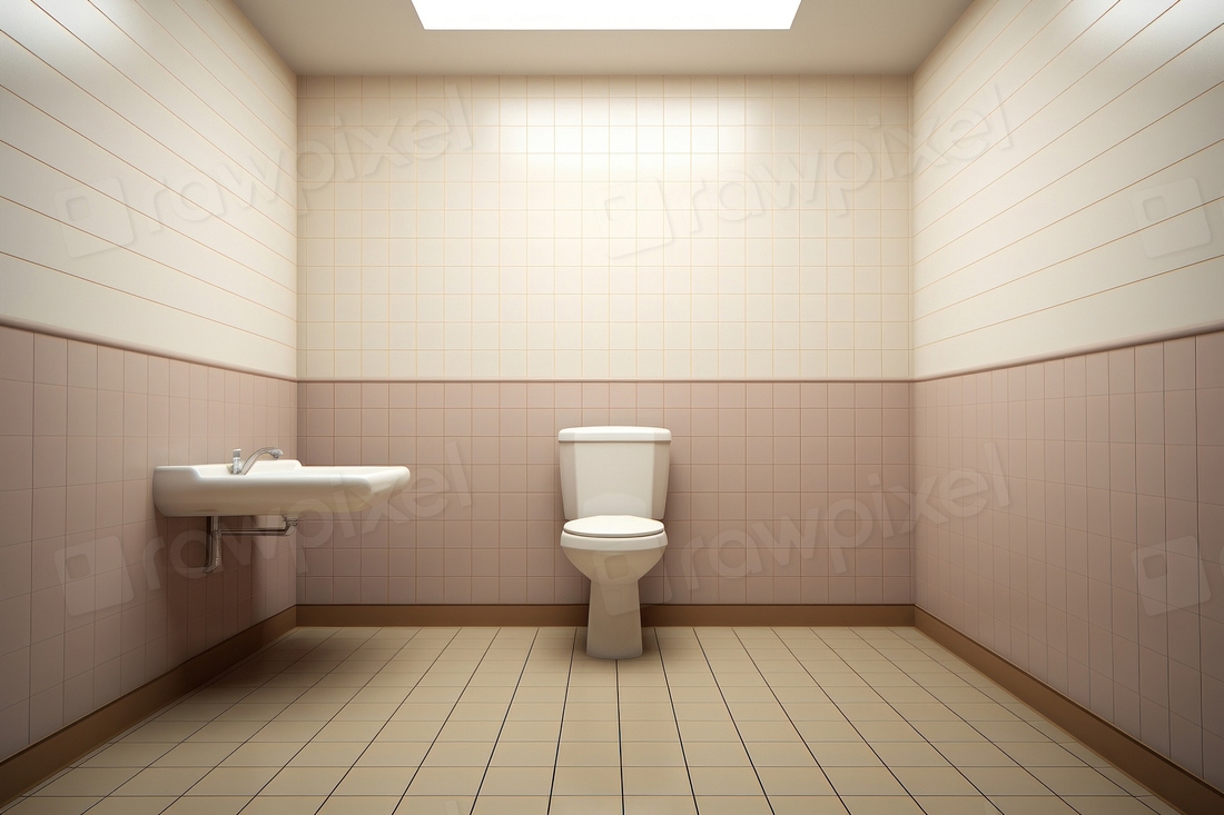 Empty washroom bathroom toilet tile. | Premium Photo - rawpixel