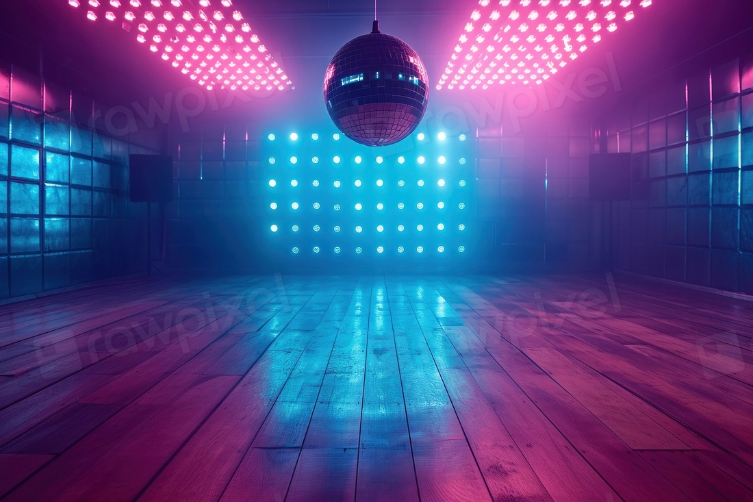 1980s empty disco floor dance | Premium Photo - rawpixel