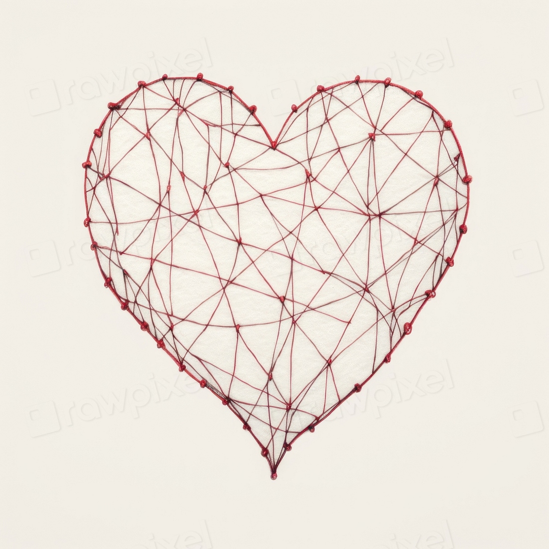 Heart sketch creativity pattern. | Free Photo Illustration - rawpixel