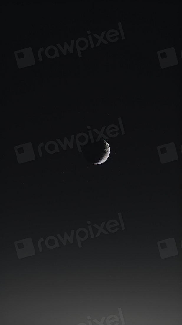 Minimal moon astronomy outdoors nature. | Premium Photo - rawpixel