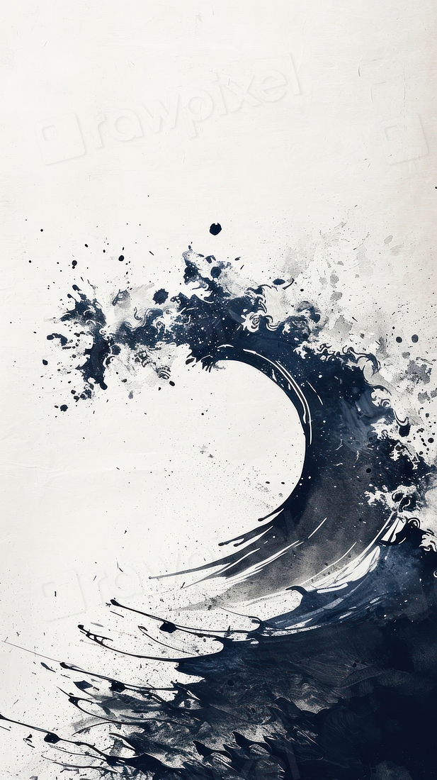 Backgrounds water wave ink | Free Photo Illustration - rawpixel