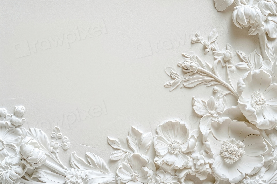 Bas-relief floral frame sculpture texture | Free Photo - rawpixel