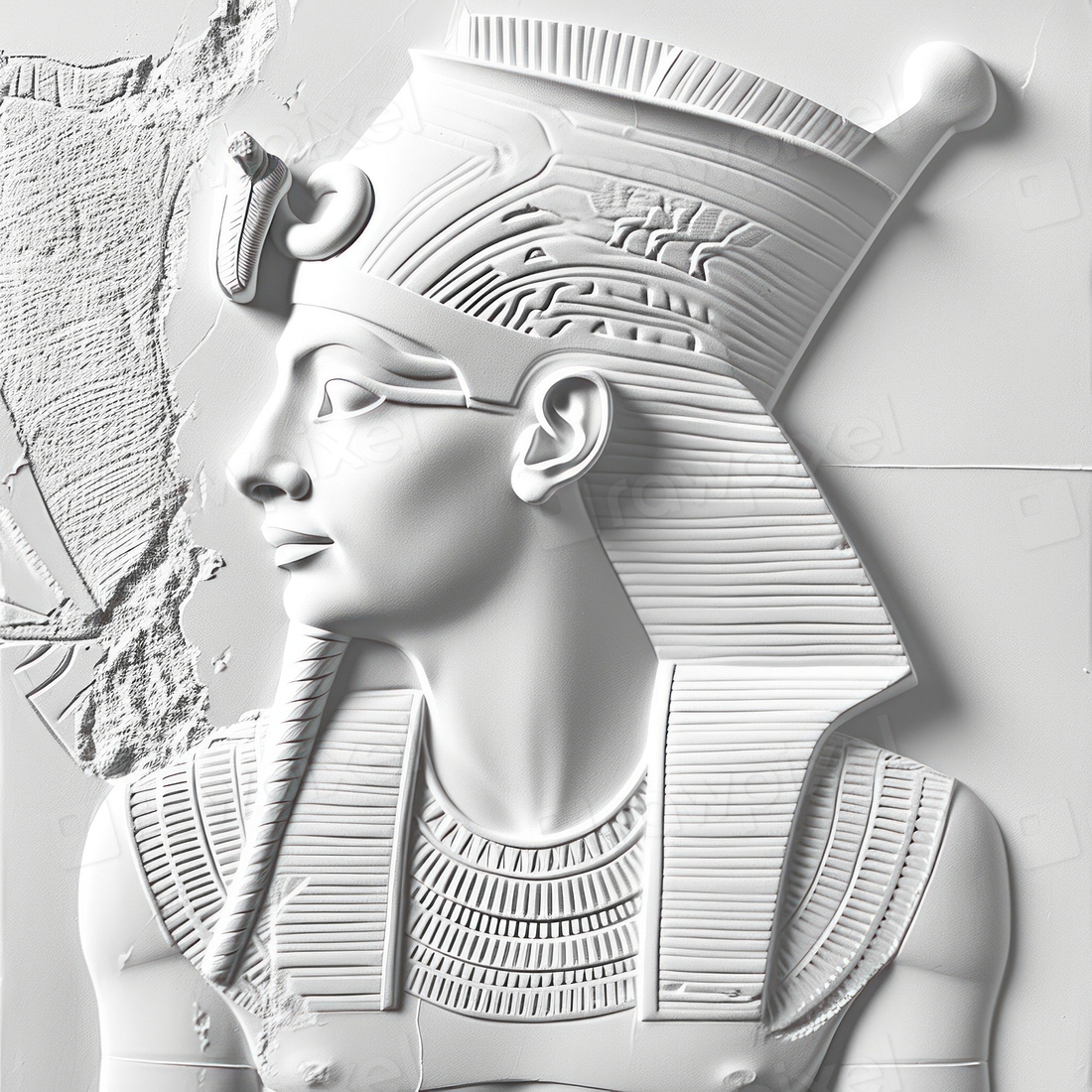 Bas-relief pharaoh sculpture texture portrait | Free Photo - rawpixel