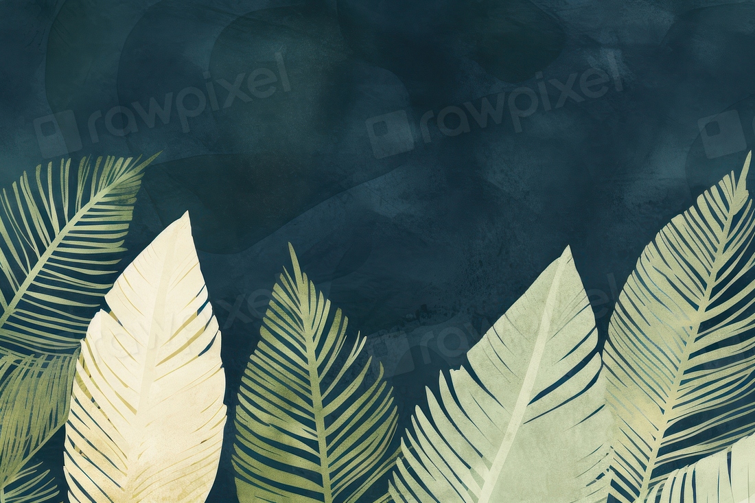 Simple abstract leaf patterns background | Free Photo Illustration ...
