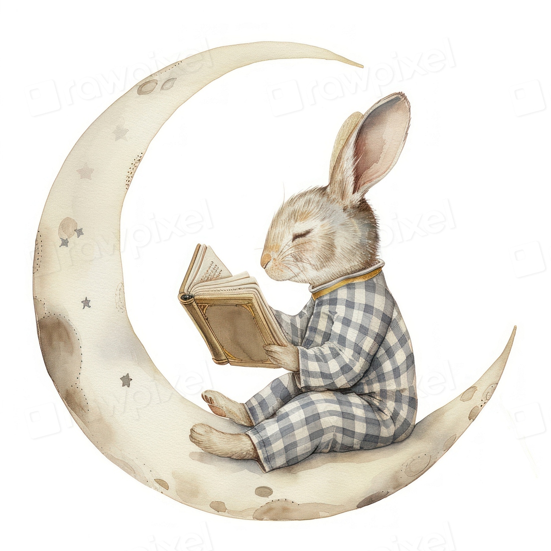 Rabbit watercolor kangaroo mammal rabbit. | Premium Photo Illustration ...