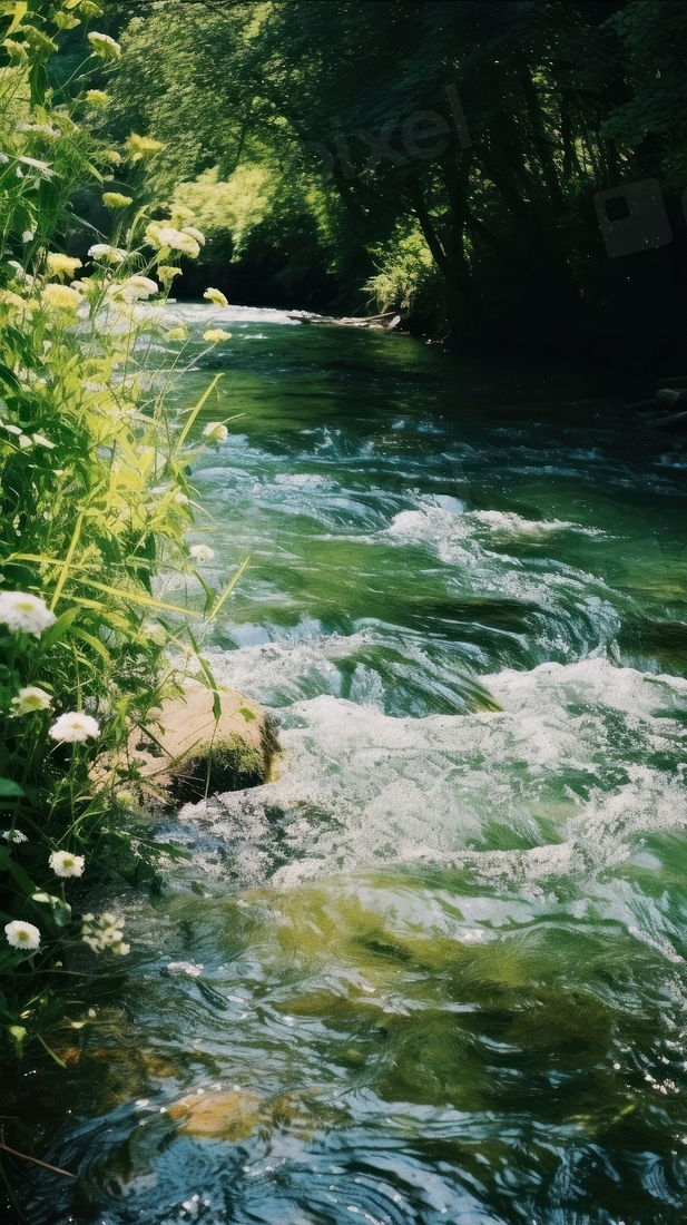 Summer wallpaper river wilderness outdoors. | Free Photo - rawpixel