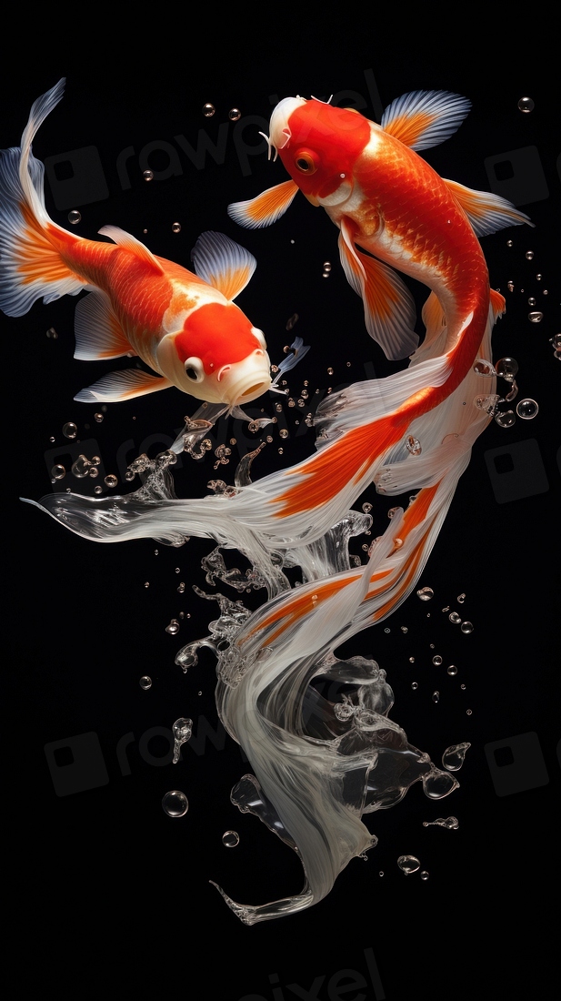 Koi fish flags goldfish animal | Premium Photo - rawpixel