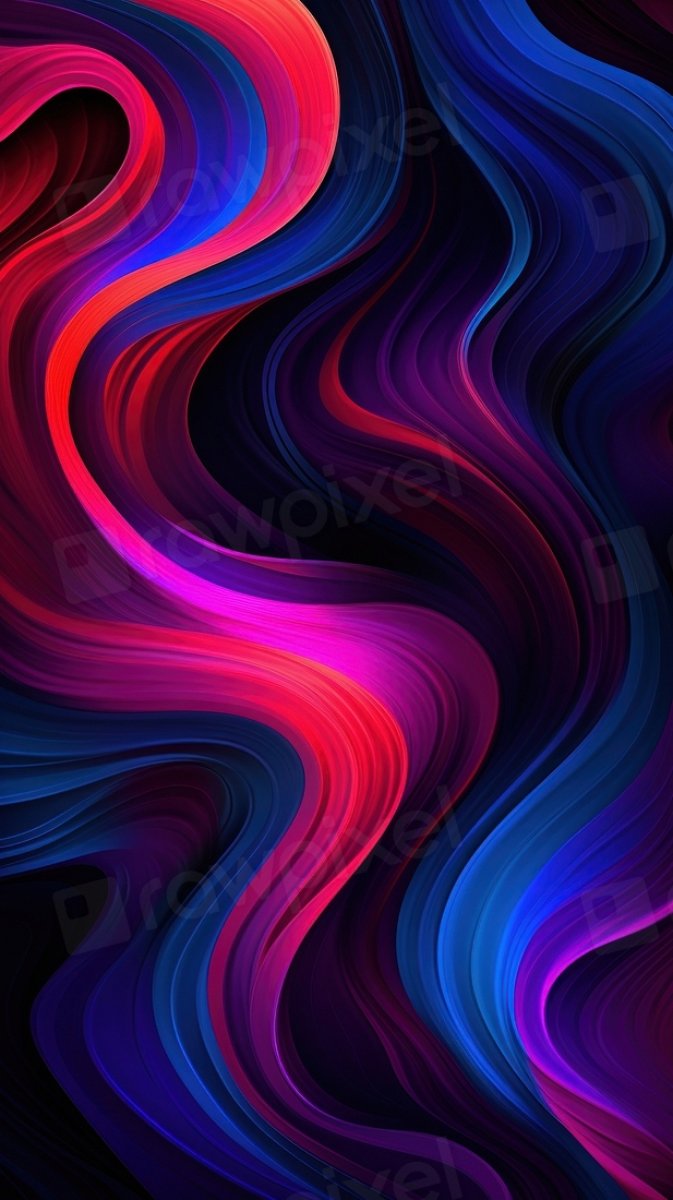 Swirl neon light wallpaper pattern | Premium Photo Illustration - rawpixel