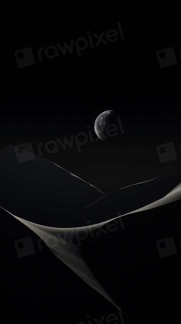 Mountain and moon astronomy space | Premium Photo - rawpixel