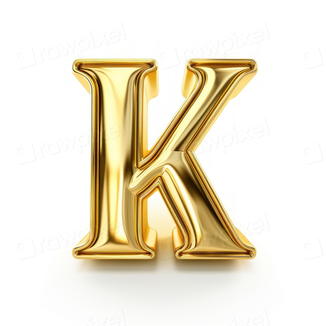Letter K gold alphabet shiny. | Free Photo Illustration - rawpixel