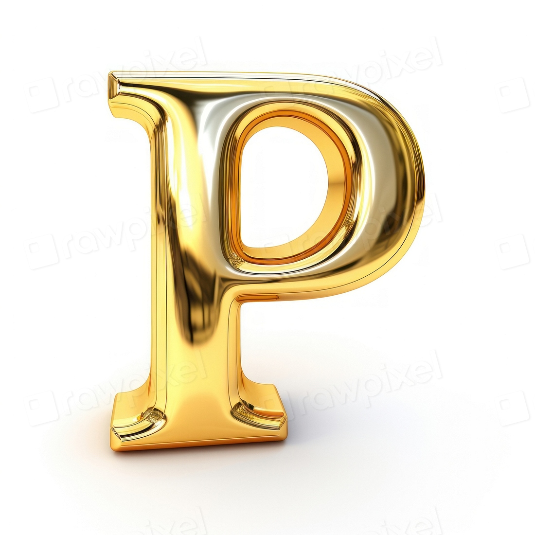 Letter P shiny font gold | Free Photo Illustration - rawpixel