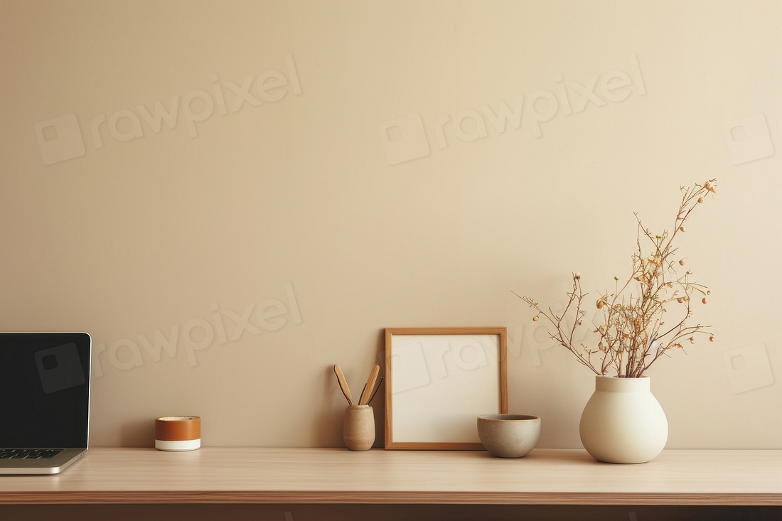 Home office architecture furniture computer. | Free Photo - rawpixel