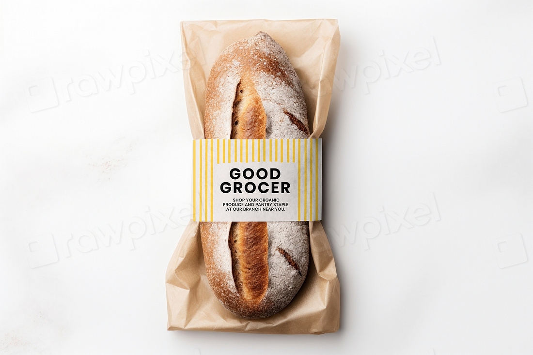Bread packaging label mockup psd | Premium PSD Mockup - rawpixel