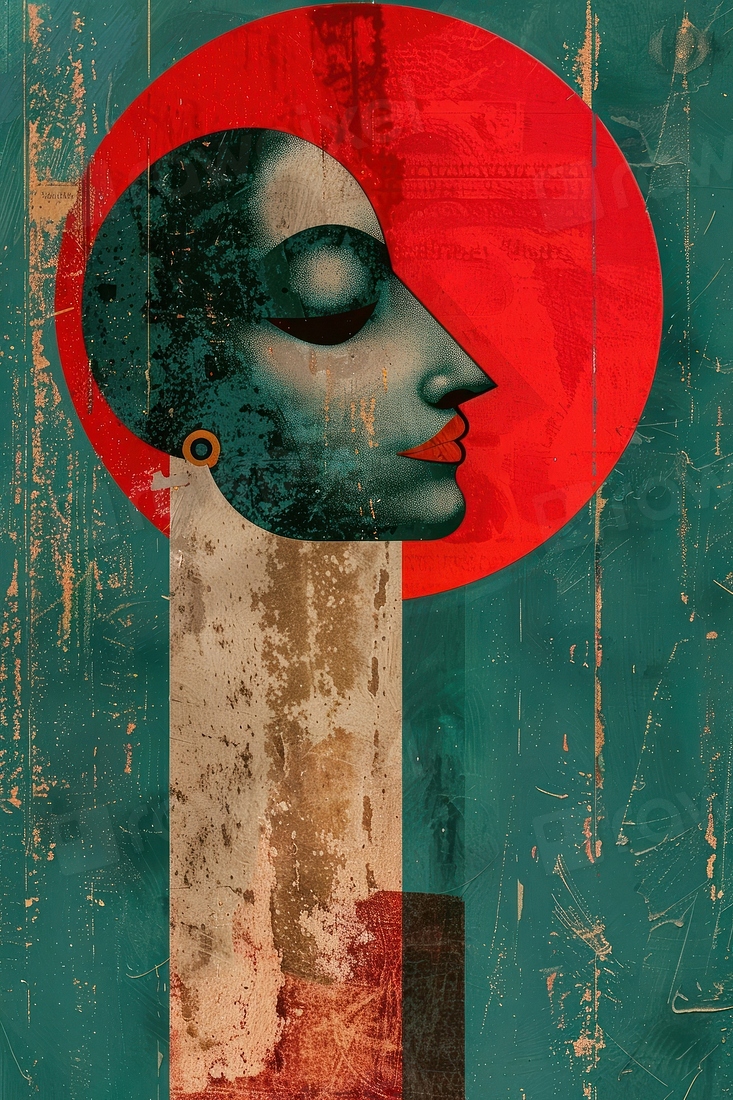 Krishna hinduism painting collage poster. | Premium Photo Illustration ...