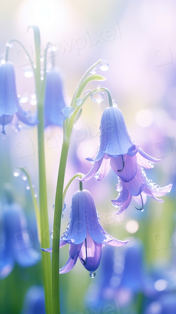 Close bluebells flower outdoors blossom | Premium Photo - rawpixel