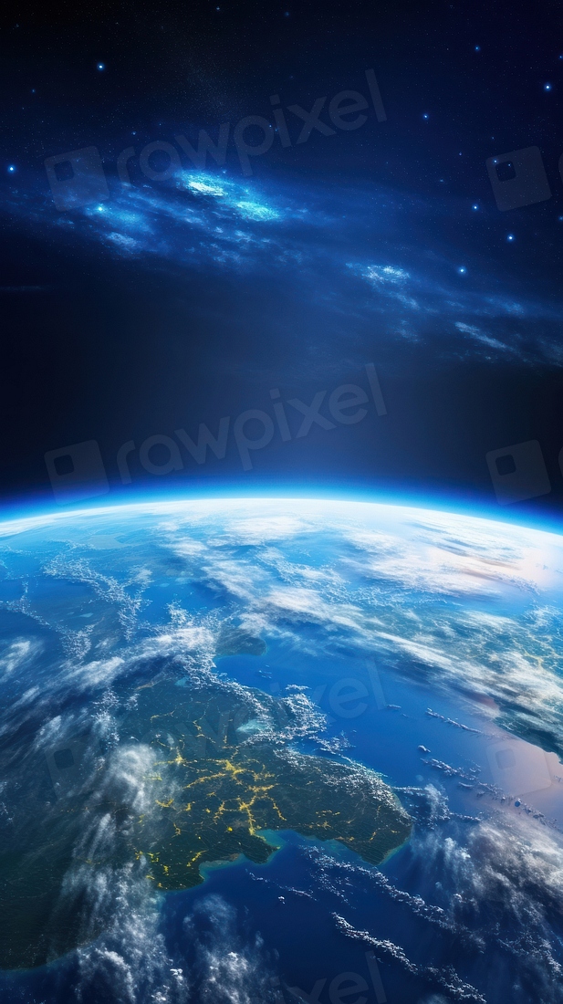 Full blue earth view space | Free Photo - rawpixel