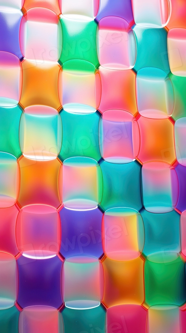 Checkerd pattern glass fusing art | Premium Photo - rawpixel
