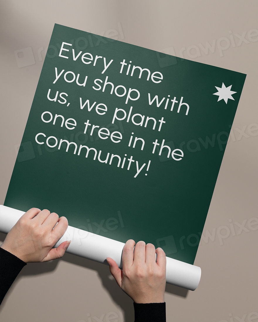 Green poster mockup psd | Premium PSD Mockup - rawpixel