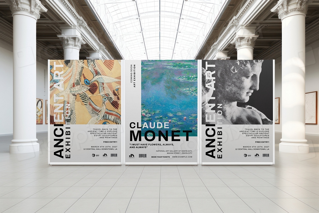 Art exhibition ad sign mockup | Premium PSD Mockup - rawpixel