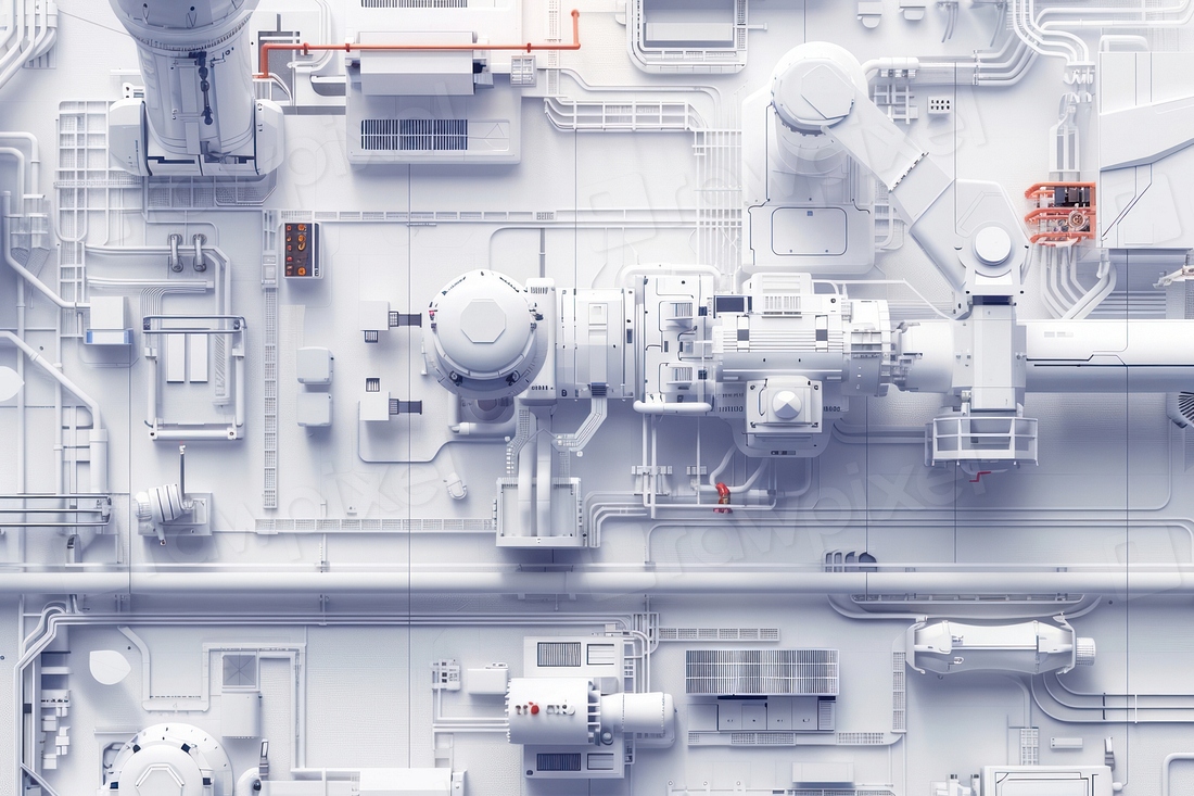 Smart manufacturing diagram cad diagram. | Free Photo - rawpixel