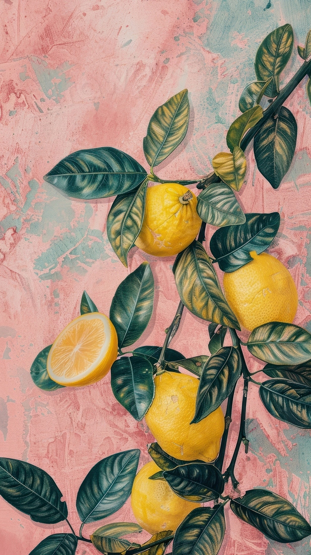 Wallpaper Lemon lemon backgrounds fruit. | Premium Photo Illustration ...