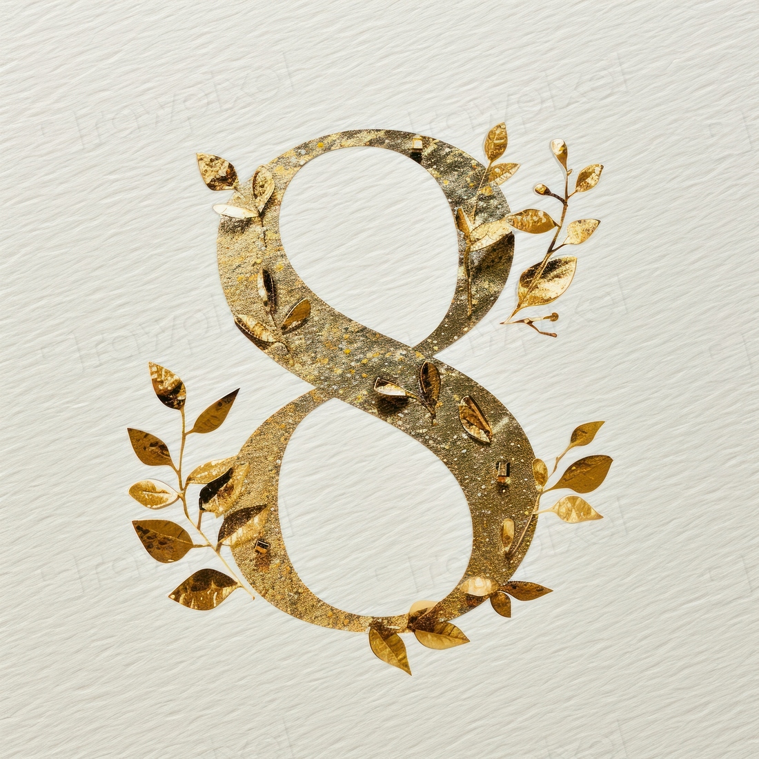 Alphabet number gold font. | Free Photo Illustration - rawpixel