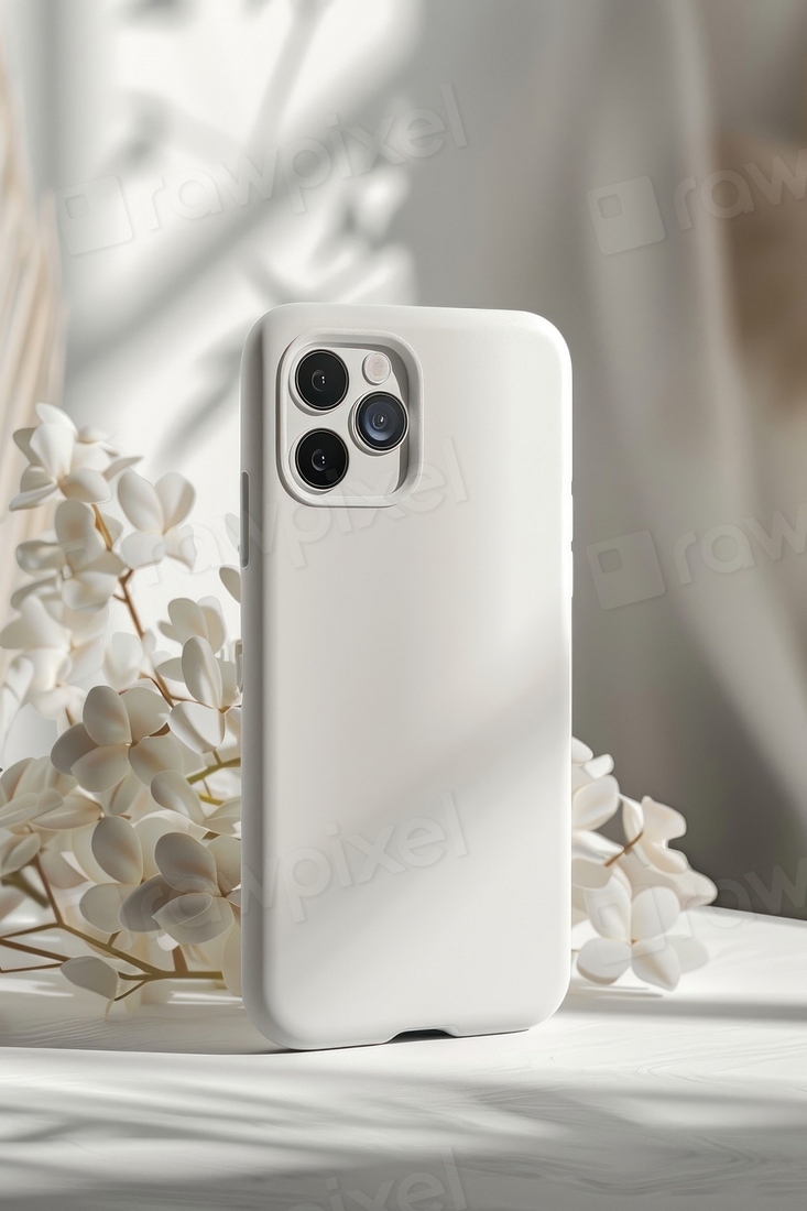White phone case Mockup electronics | Premium Photo - rawpixel