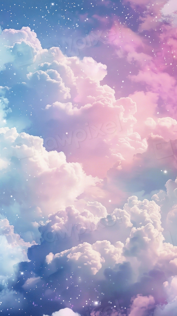 Sky filled clouds stars backgrounds | Free Photo Illustration - rawpixel