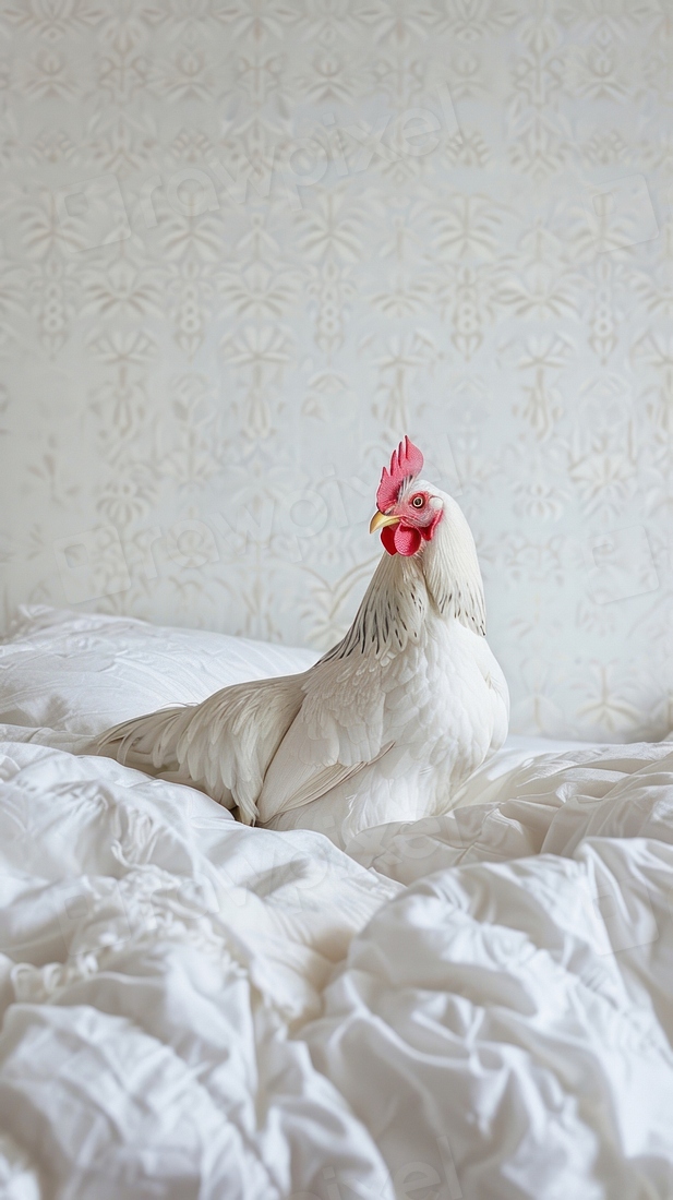 Chicken animal bed furniture. | Free Photo - rawpixel