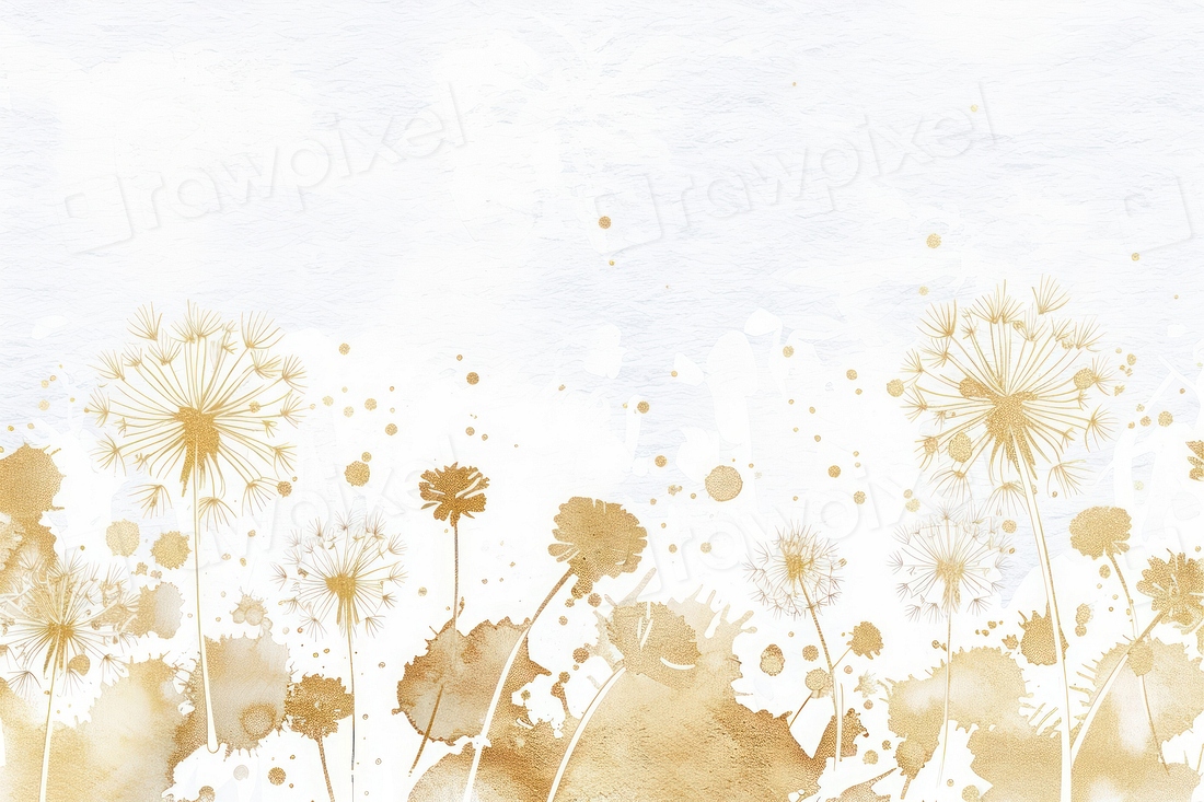 Dandelion border frame chandelier graphics | Free Photo Illustration ...