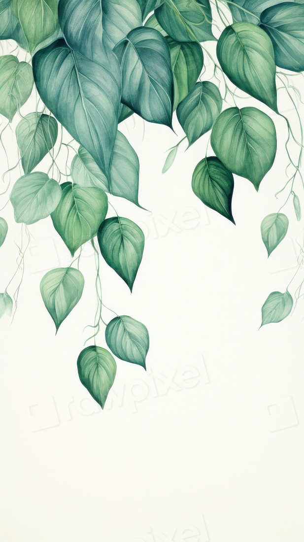 Wallpaper vine backgrounds sketch plant. | Premium Photo Illustration ...