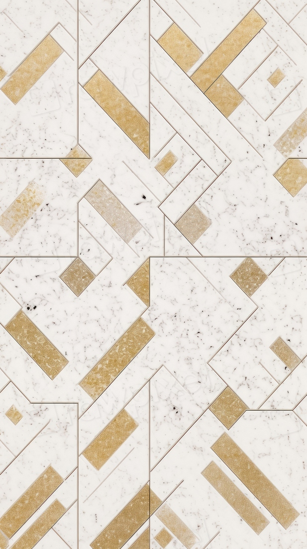 Glitter geometric tile pattern flooring. | Premium Photo - rawpixel