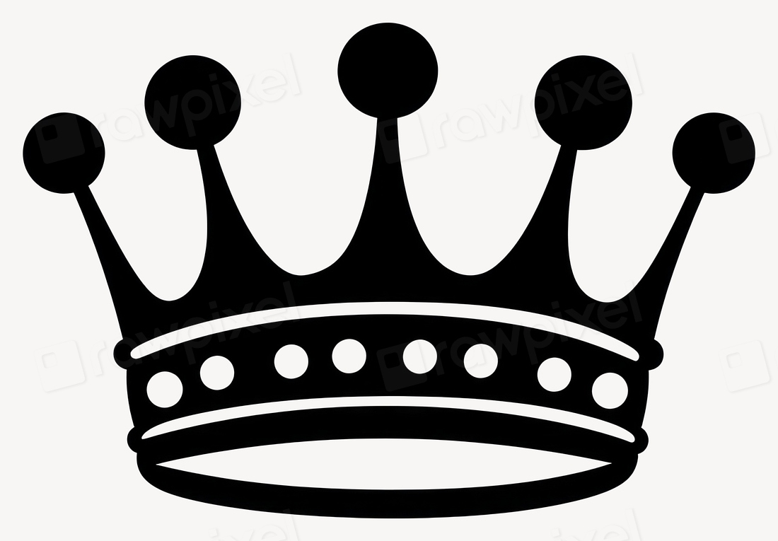 Cute Crown crown illustration silhouette | Free Vector - rawpixel