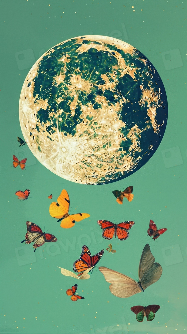 Butterflies butterfly moon invertebrate | Free Photo Illustration ...