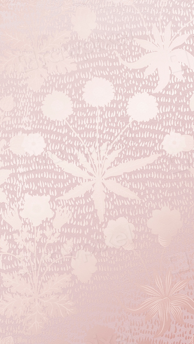 Pink pattern phone wallpaper, vintage | Free Photo - rawpixel