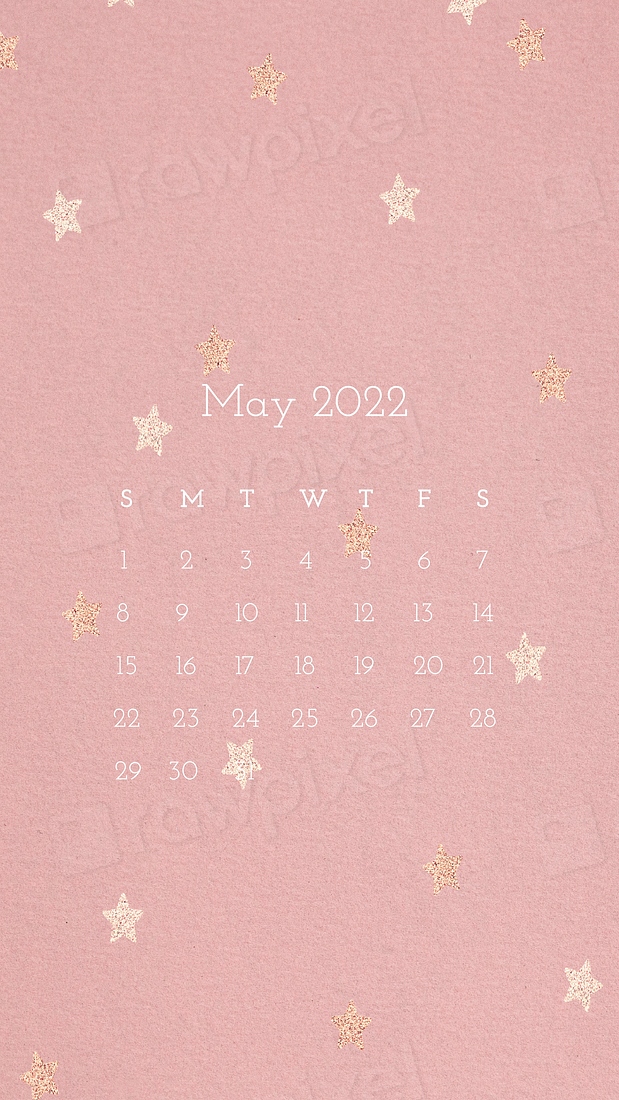 Pink 2022 May calendar template, | Premium Vector Template - rawpixel