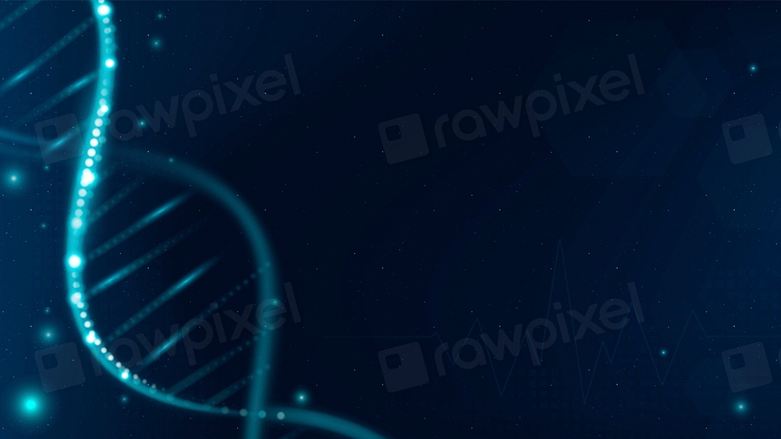 DNA biotechnology science background blue | Premium Photo - rawpixel
