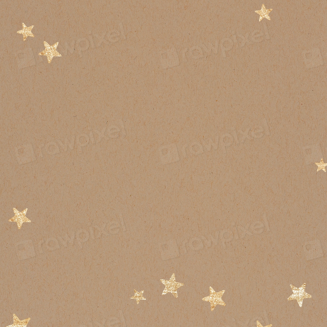 Brown background, gold star frame | Premium Photo - rawpixel