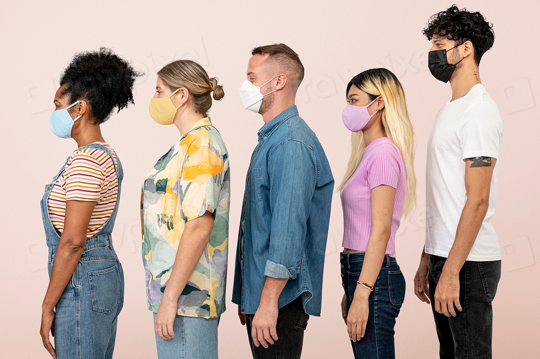 Side view people wearing masks | Free Photo - rawpixel