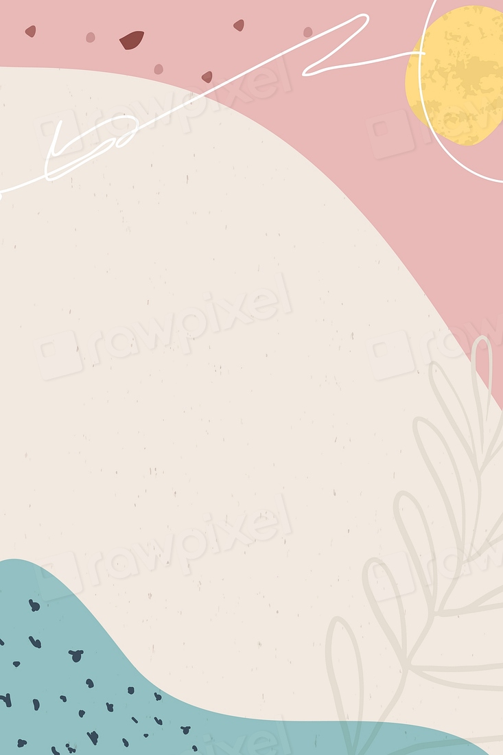Pink pastel background, floral border | Premium Vector - rawpixel