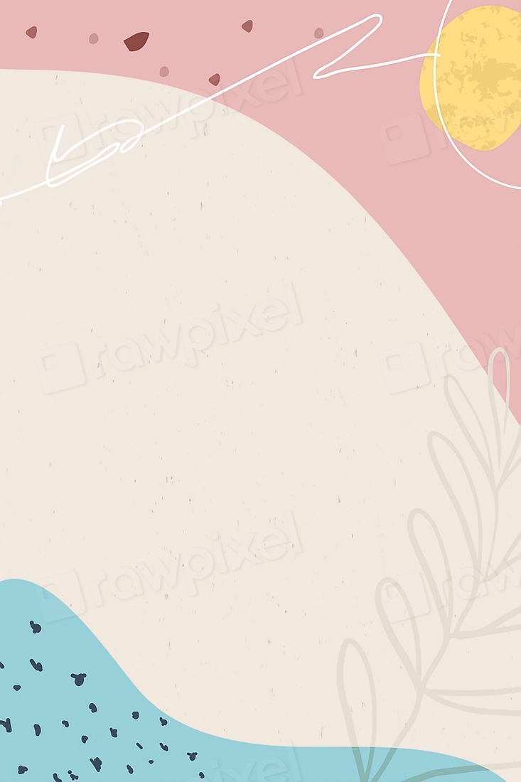 Pink pastel background, floral border | Premium PSD - rawpixel