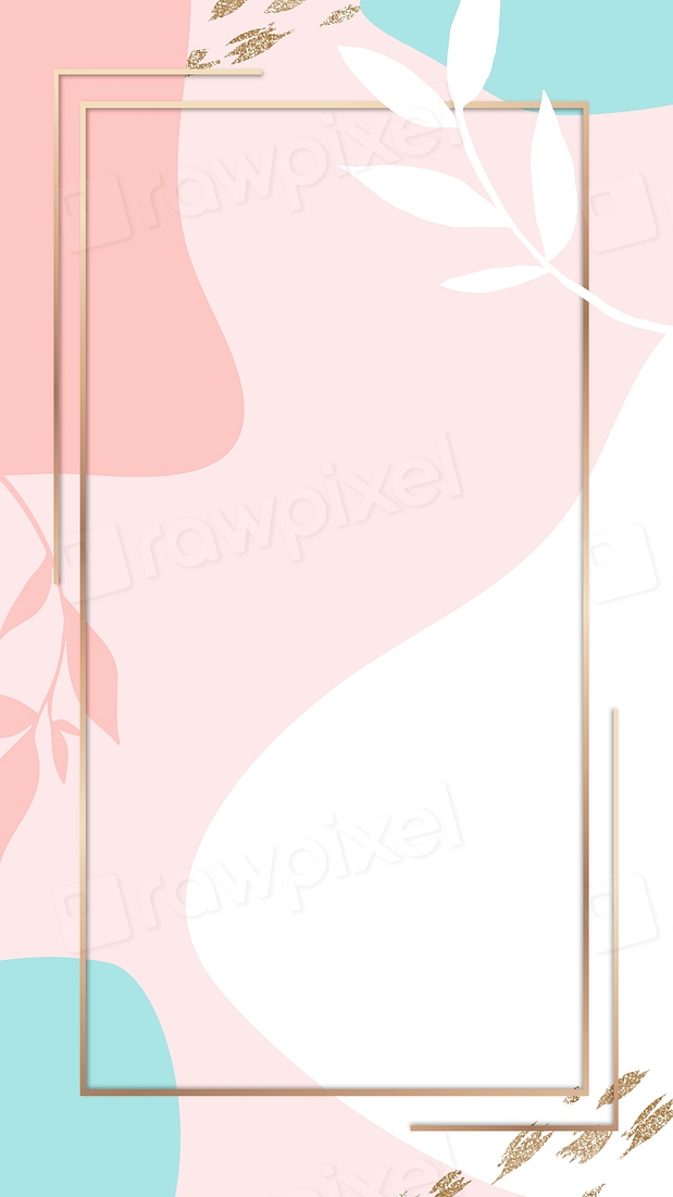 Pastel pink Memphis frame psd | Premium PSD - rawpixel