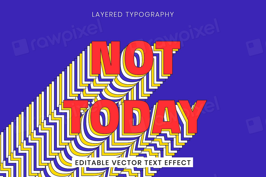 Editable layered vector text effect | Premium Vector Add-on - rawpixel