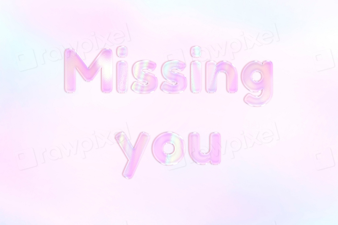 Missing you pastel gradient pink | Free Photo - rawpixel