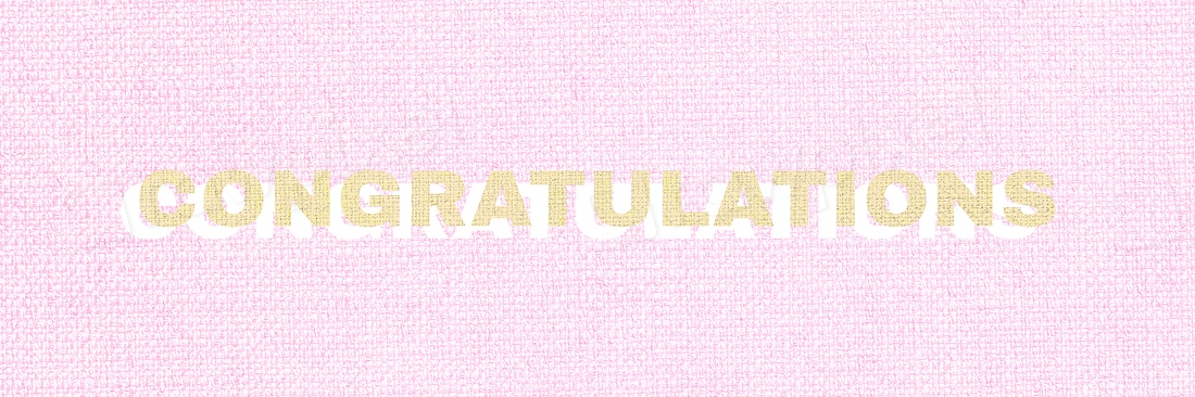 Congratulations text pastel shadow font | Free Photo - rawpixel