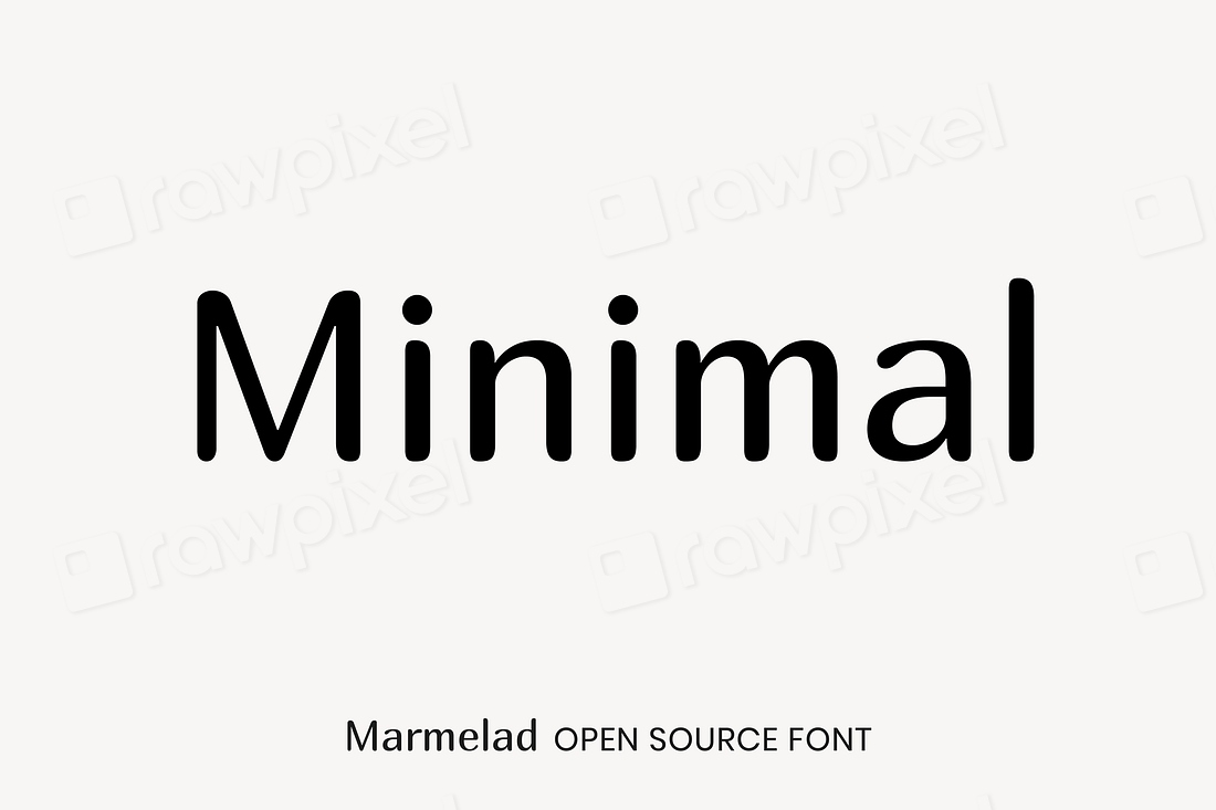 Marmelad open source font Cyreal | Free Font Add-on - rawpixel