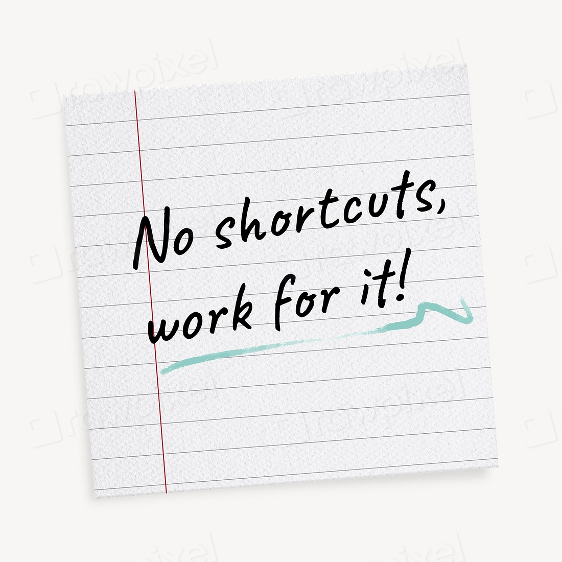 Motivational work quote, paper note | Free Photo - rawpixel