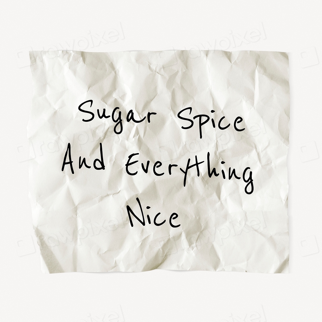 Crumpled paper template, DIY stationery | Premium PSD - rawpixel